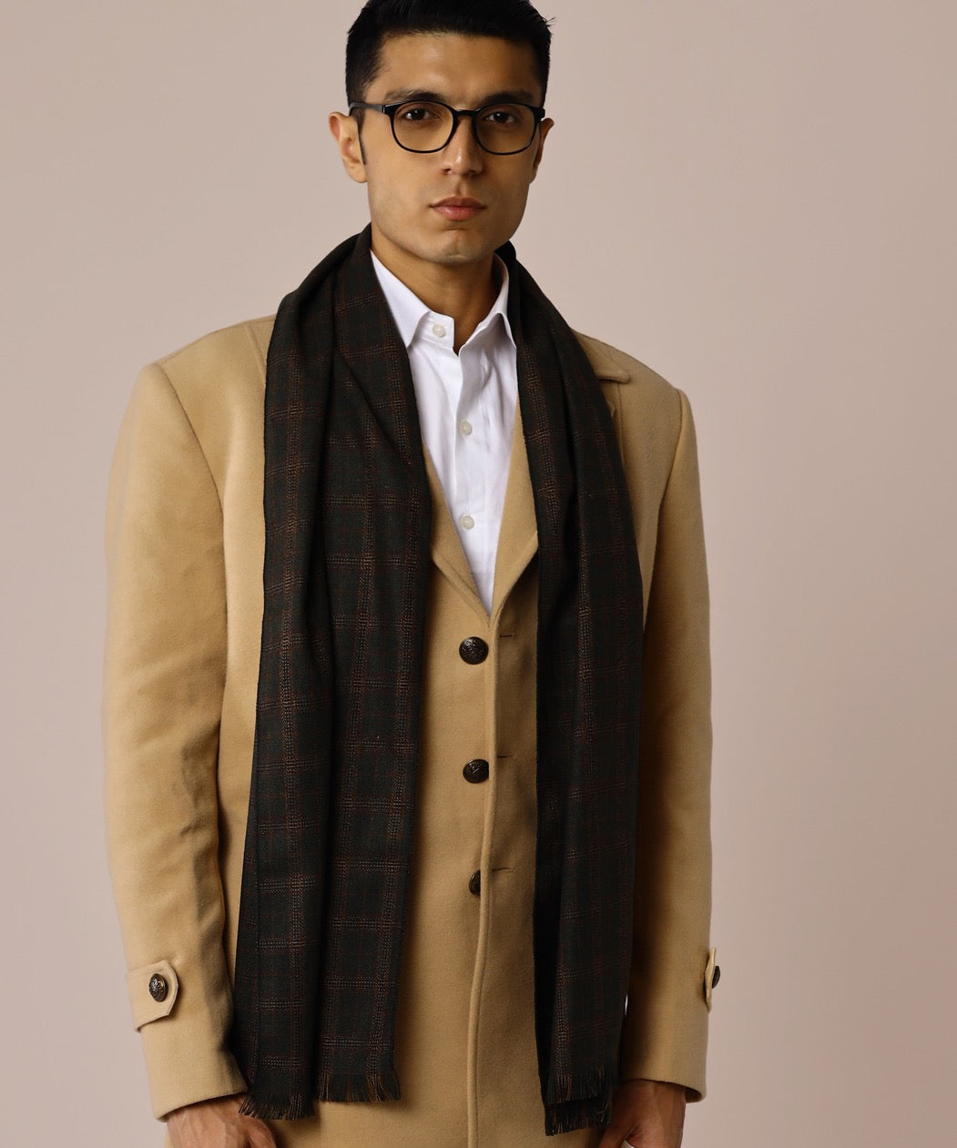Seaweed Tweed Scarf – Bow & Square